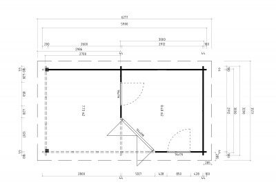 Fjordholz Gartenhaus Modell Lisa 44 D Modern online bestellen