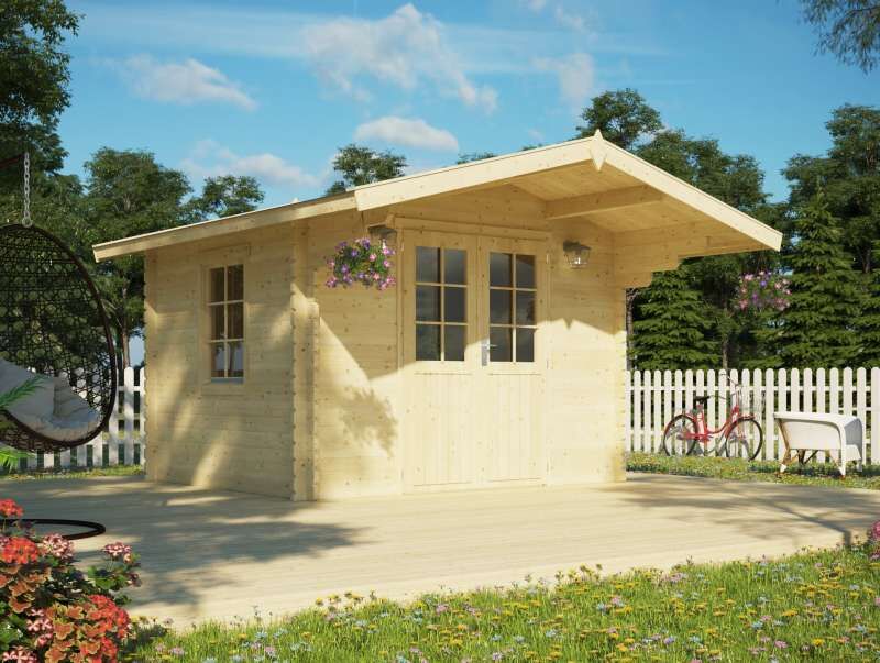 Gartenhaus 3x3 m aus Holz kaufen - Bis zu 20% Rabatt