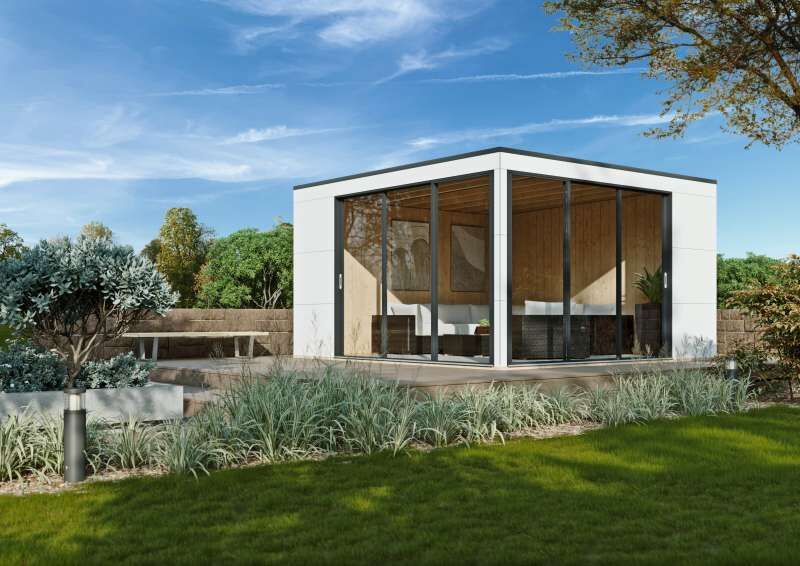 Moderne Poolhäuser aus Holz kaufen vom Hersteller kaufen