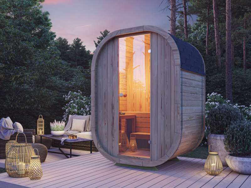 Mini-Sauna – für Innen- und Außenbereiche – für 1-2 Personen