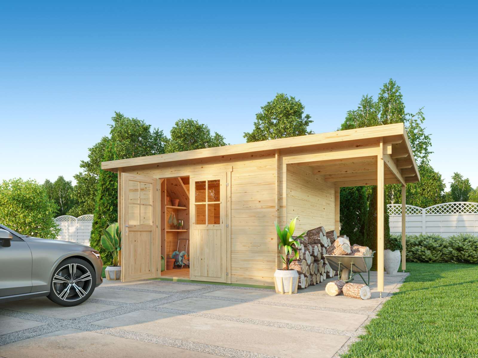 Fjordholz Gartenhaus Modell Ezra 5G online bestellen