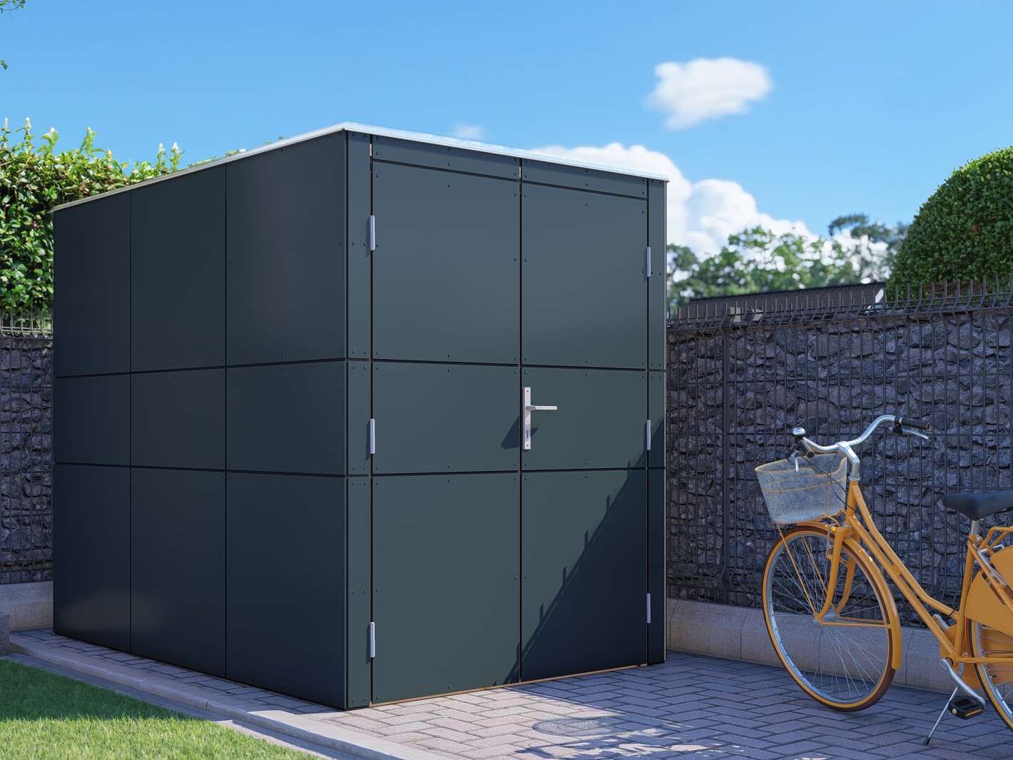HPL Design Bike Port anthrazit online bestellen