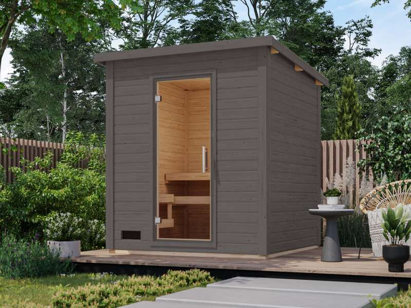 Mini-Sauna – für Innen- und Außenbereiche – für 1-2 Personen