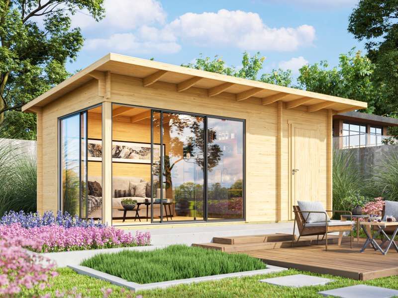 Moderne Poolhäuser aus Holz kaufen vom Hersteller kaufen
