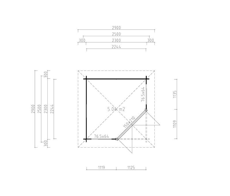 Fjordholz Gartenhaus Modell Nina 28 C online bestellen