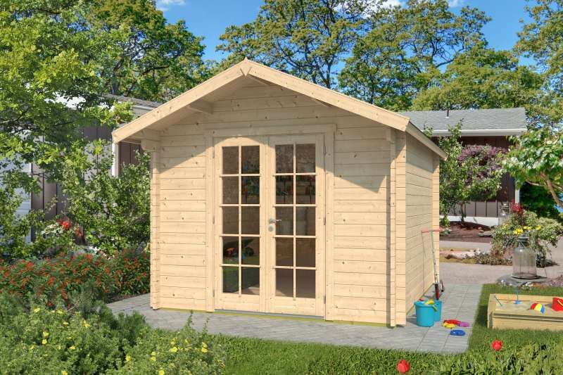 Gartenhaus 3x3 m aus Holz kaufen - Bis zu 20% Rabatt
