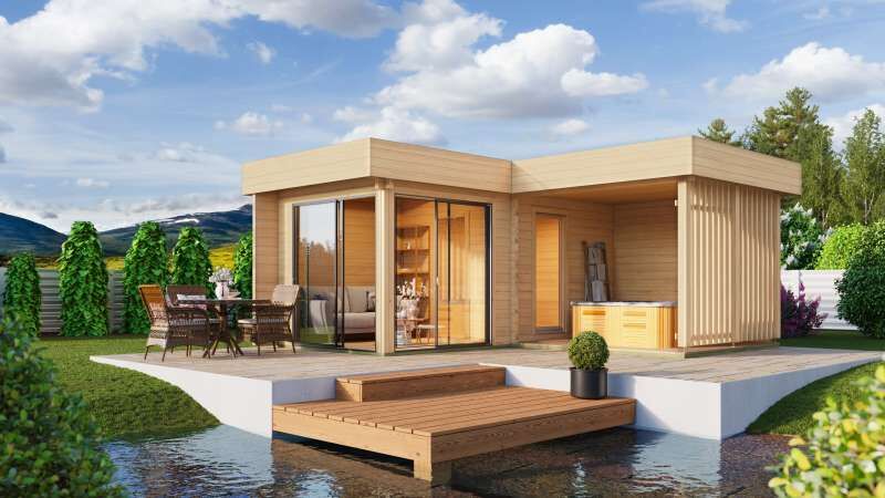 Fasssauna, Gartensauna & Außensauna mit Holzofen kaufen