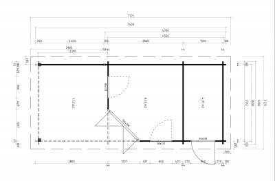Fjordholz Gartenhaus Modell Lisa 44 E Klassik online bestellen