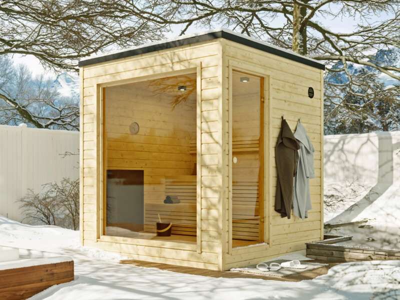 Mini-Sauna – für Innen- und Außenbereiche – für 1-2 Personen