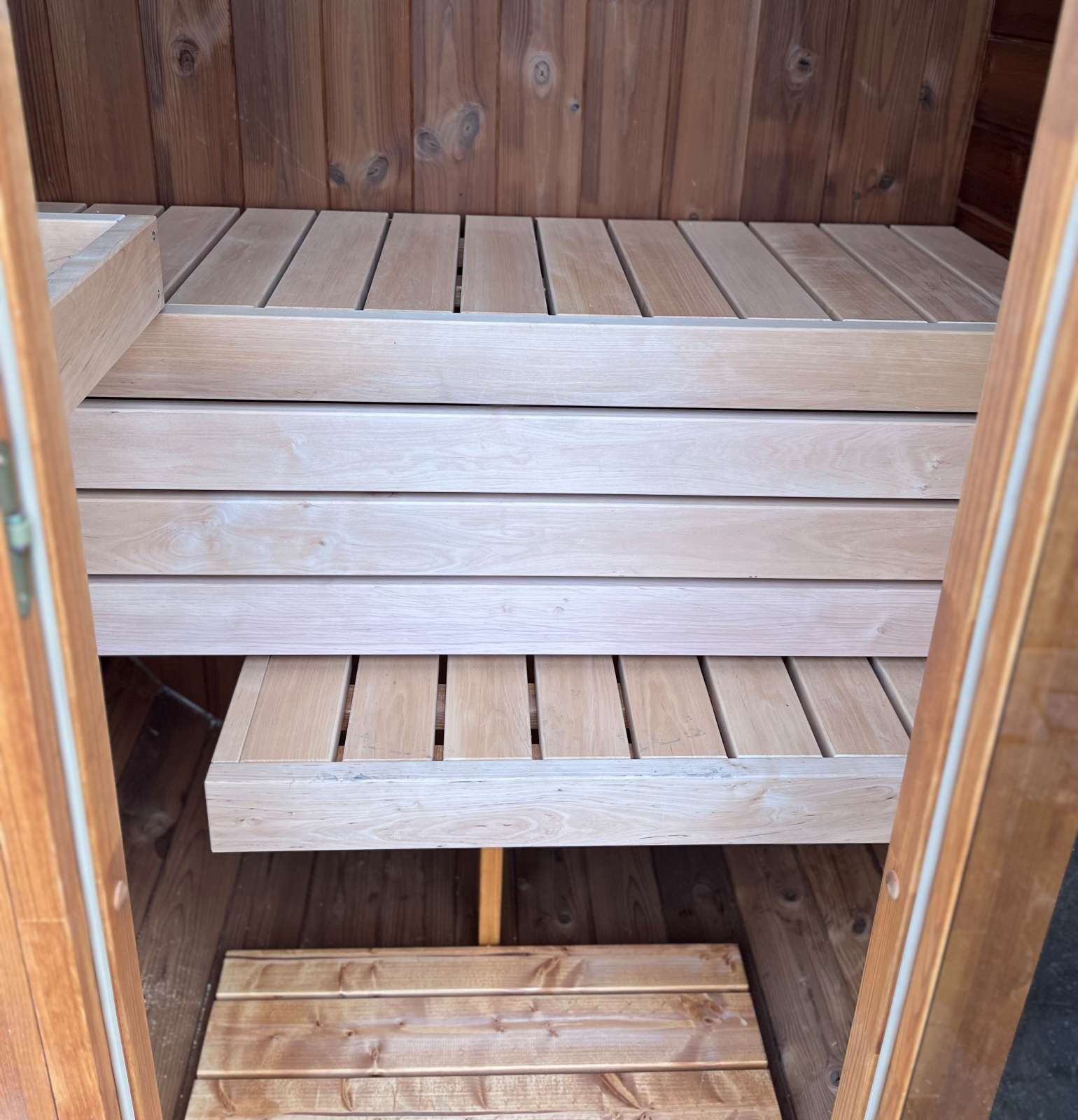 Fjordholz Fass-Sauna Modell Luxe Micro online bestellen