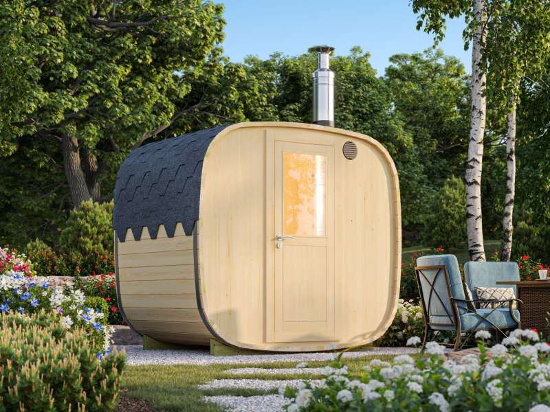 Mini-Sauna – für Innen- und Außenbereiche – für 1-2 Personen