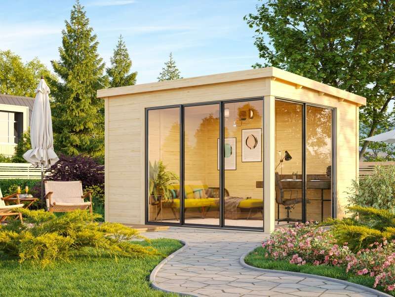 Moderne Poolhäuser aus Holz kaufen vom Hersteller kaufen