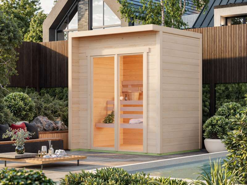 Wunderbar Mini Sauna Fur Terrasse Bilder