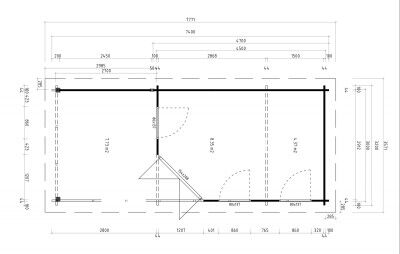 Fjordholz Gartenhaus Modell Lisa 44 F Klassik online bestellen