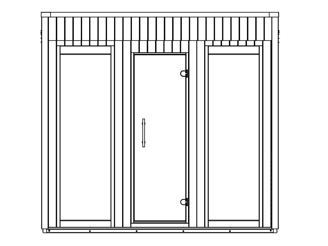Fjordholz Design-Außensauna Modell Jule