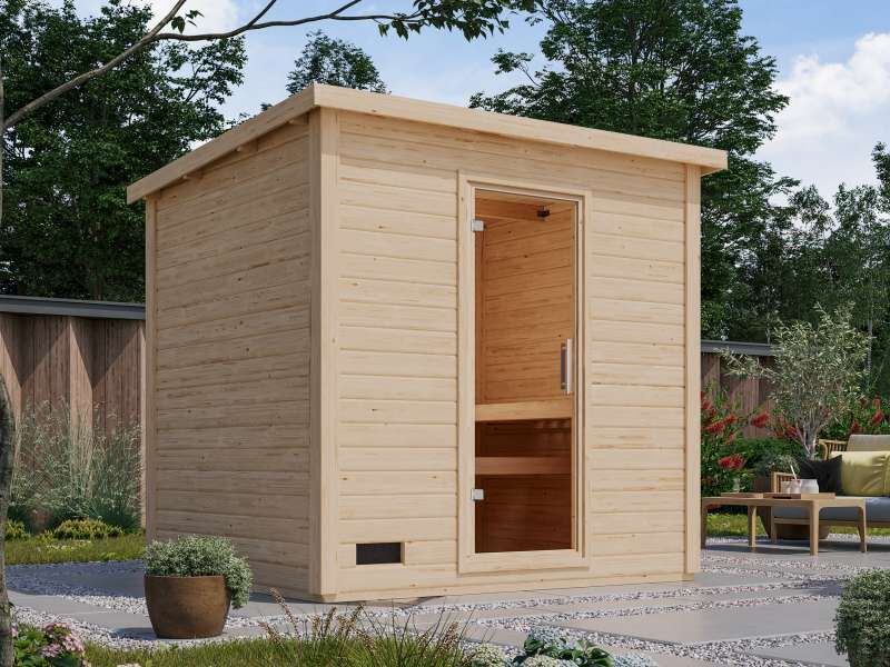 Mini-Sauna – für Innen- und Außenbereiche – für 1-2 Personen