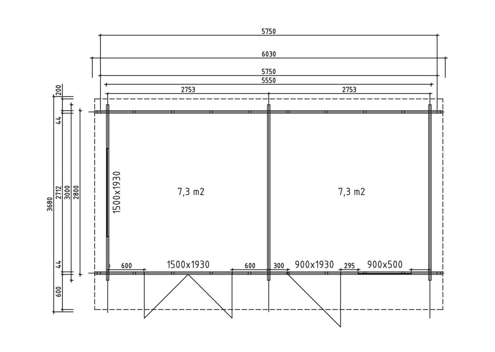 Fjordholz Gartenhaus Modell Helmer 44 online bestellen