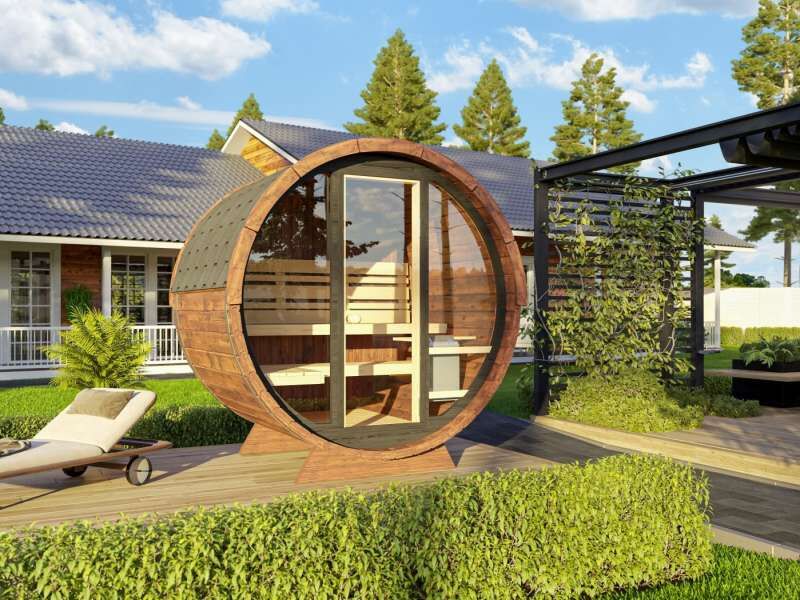 Mini-Sauna – für Innen- und Außenbereiche – für 1-2 Personen