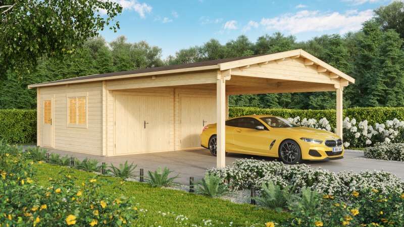Garage Holz Bausatz